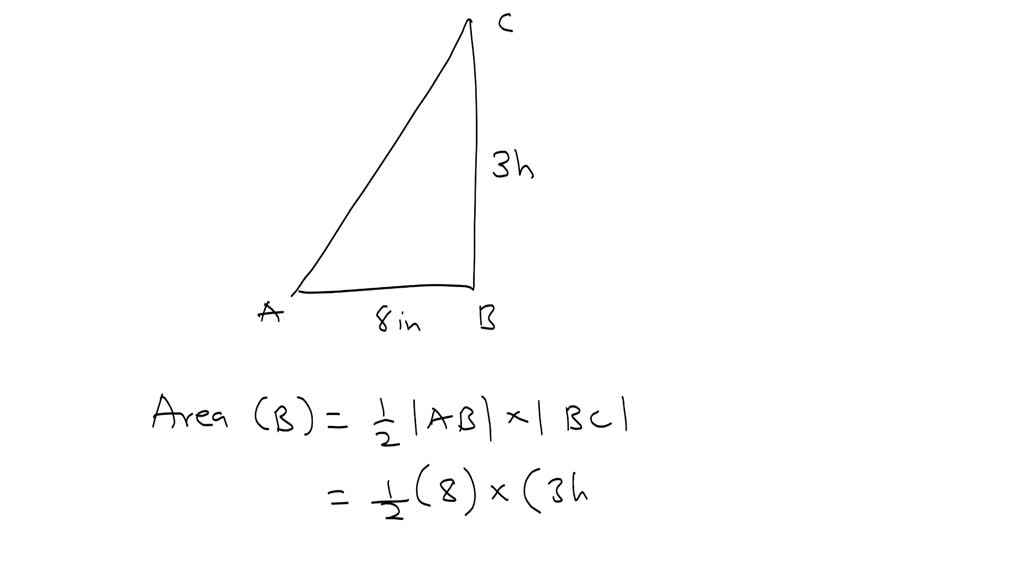 ⏩SOLVED:Height of a Triangle. If the height of a triangle with a… | Numerade