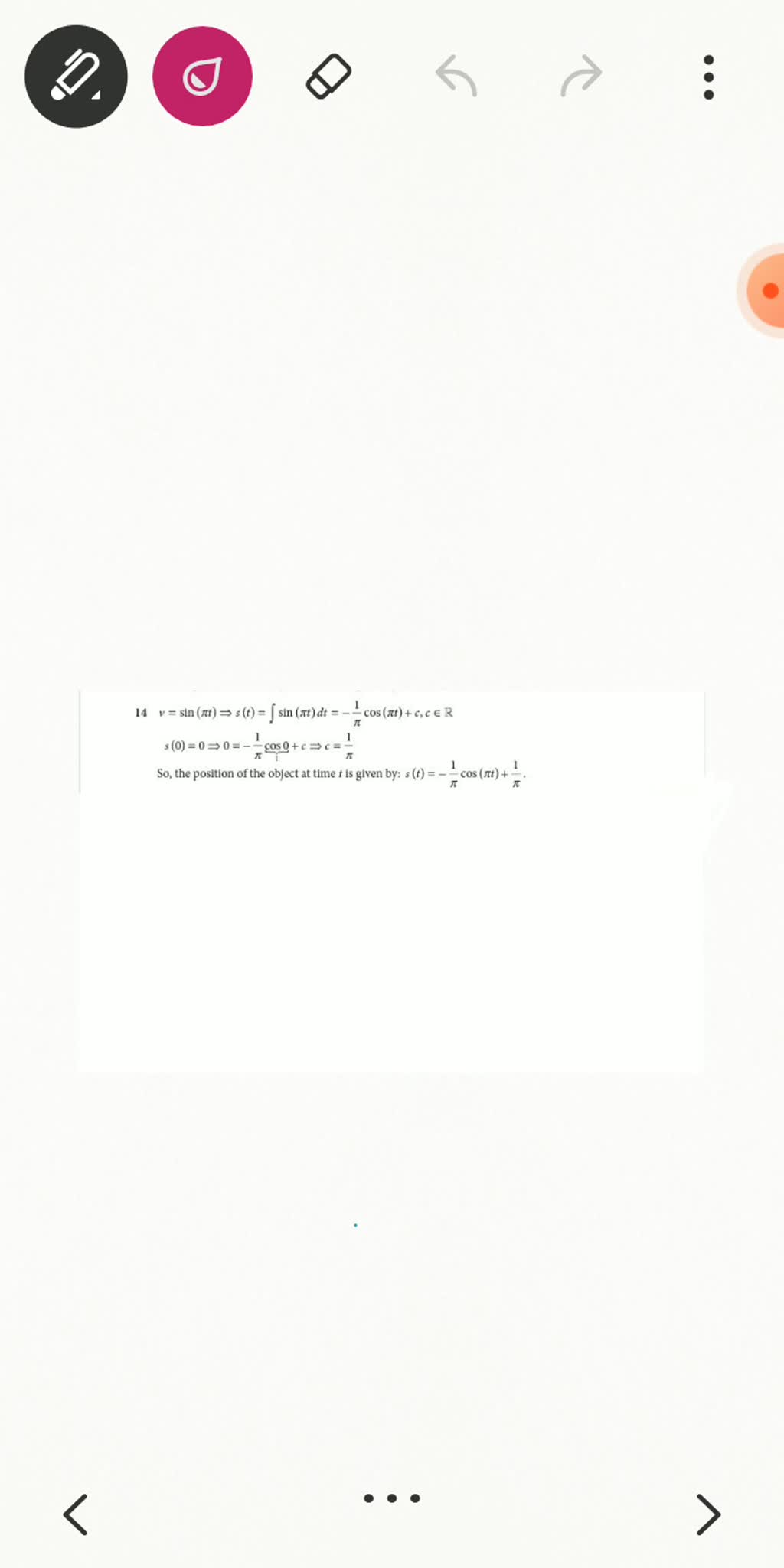 SOLVED:The position (x, y) of a moving point at time t is given by x=2 ...