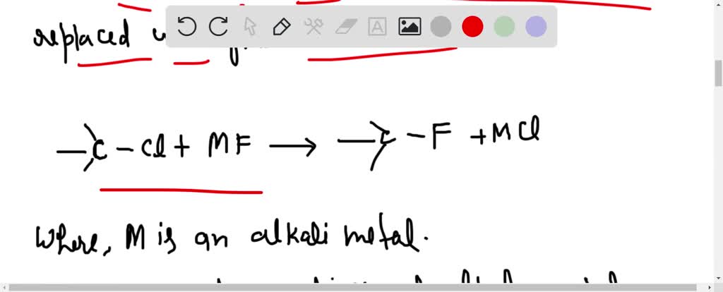 SOLVED:Suggest why KF is a better reagent than NaF for replacement of ...