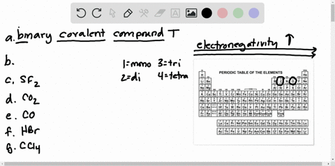 SOLVED: Answer true or false. (a) A binary covalent compound contains ...