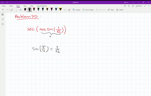 SOLVED:Find the exact value of each composition without using a ...