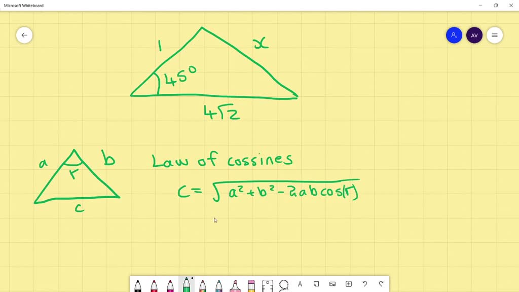 SOLVED Find The Length Of The Remaining Side Of Each Triangle Do Not