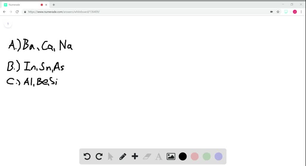 SOLVED:Using only the periodic table, arrange each set of atoms in order of increasing radius ...