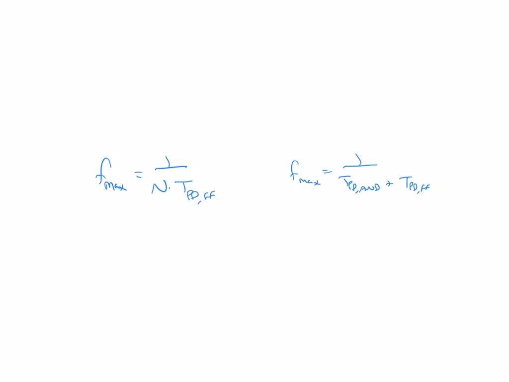 Solved Let The Propagation Delay Of An Xor Cell Be 4 Ns The Propagation Delay Of An N Bit 
