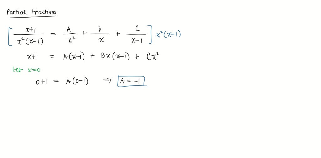 SOLVED:Show that (1.8) for the partial fraction expansion of a Z ...