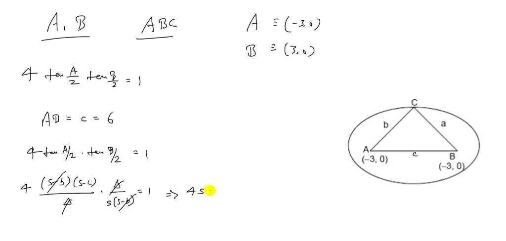 SOLVED:Given points B and C, the locus of the vertex A of a triangle A ...