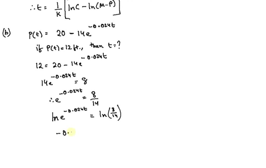 SOLVED:Learning Curve A learning curve is a graph of a function P(t ...