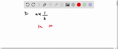 SOLVED:a varies inversely as the square of b.