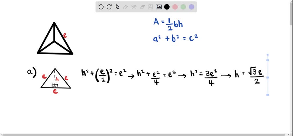 SOLVED:A regular tetrahedron is a regular triangular pyramid in which ...