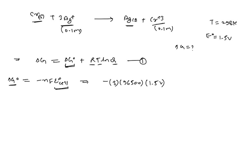 SOLVED:If ΔG=ΔH-T ΔS and ΔG=ΔH+T[(d(ΔG))/(d T)]P then variation of EMF ...
