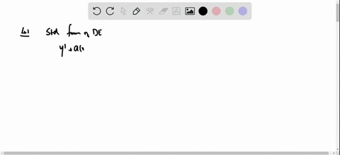SOLVED:Give the standard form of a first-order linear differential ...