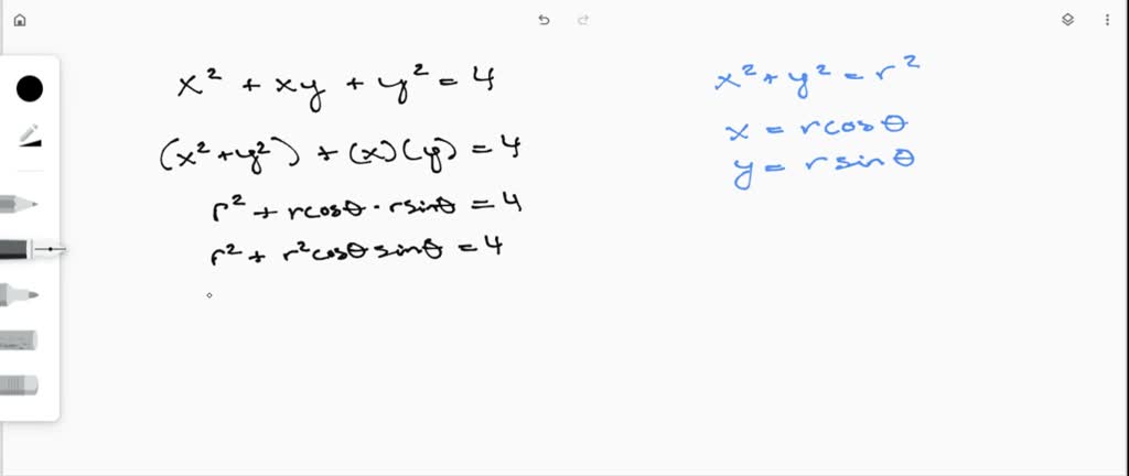 SOLVED:Recall from Rotation of Axes that equations of conics with an x ...