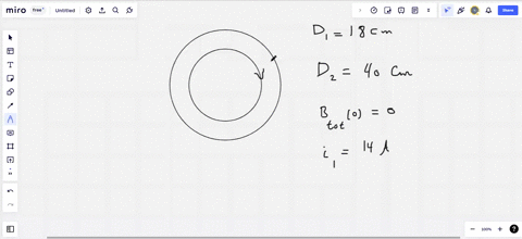 SOLVED:Two concentric circular loops of wire lie on a tabletop, one ...