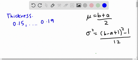 SOLVED: Thickness measurements of a coating process are made to the ...