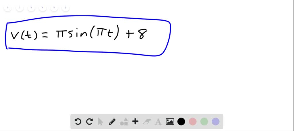 SOLVED:The acceleration of a particle moving back and forth on a line is a=d^{2} s / d t^{2}=\pi ...