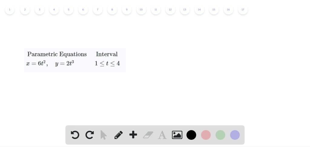 SOLVED:In Exercises 67-70, a) plot the curve defined by the parametric equations and (b ...