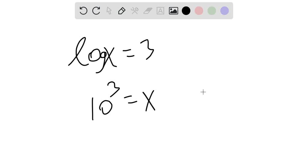 SOLVED:Solve each logarithm equation by rewriting it in exponential ...