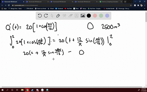 ⏩SOLVED:The graph shows the volume, V m^3, of water in a reservoir ...