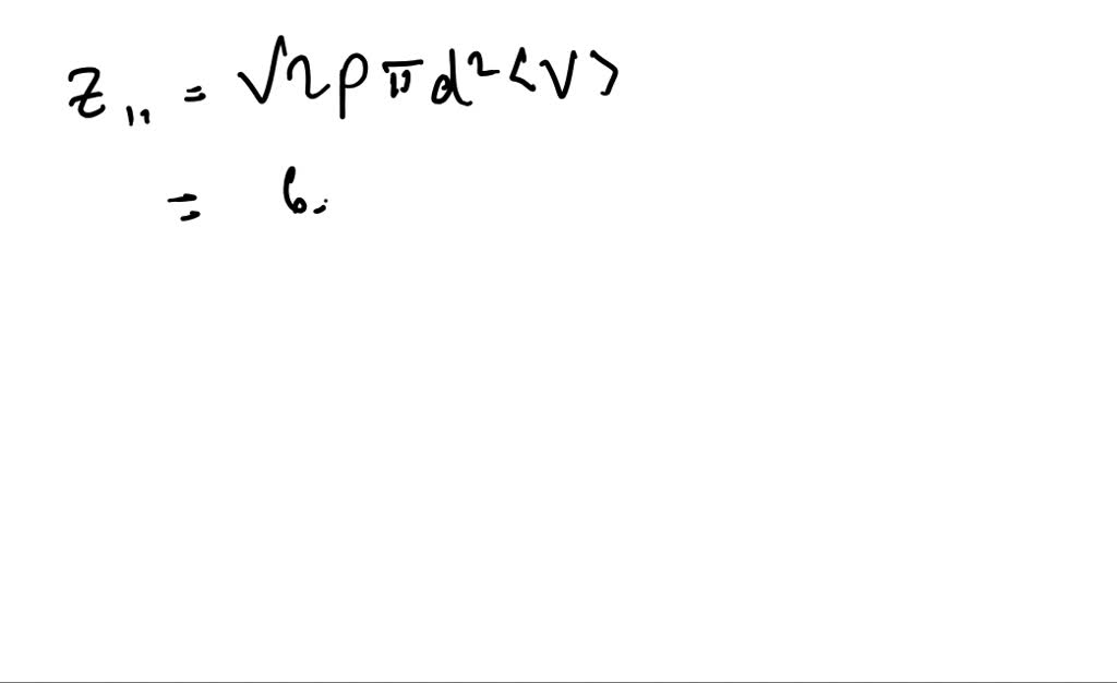 SOLVED:What is the average time between collisions of an oxygen ...