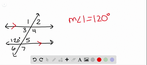SOLVED:Find each angle measure. Justify each answer with a postulate or theorem. m ∠1