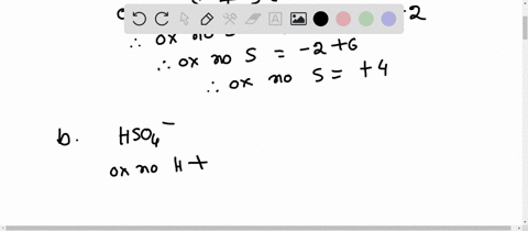 SOLVED:Calculate the oxidation number for sulfur in the following ...