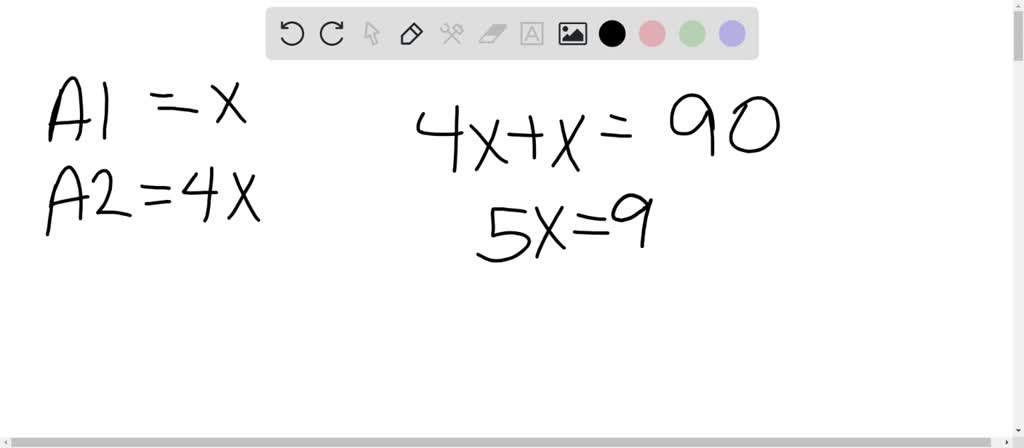 ⏩SOLVED:Find the measure of an angle whose complement is four times… | Numerade