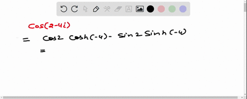 ⏩SOLVED:Express the given quantity in the form a+i b. cos(2-4 i) | Numerade
