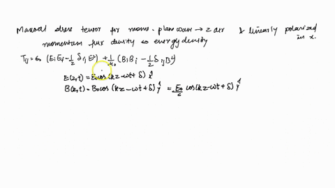 SOLVED:Stress tensor and heat flux in equilibrium. Show that in ...