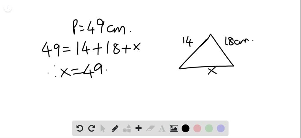 SOLVED:In the following exercises, solve using the properties of triangles. If a triangle has ...