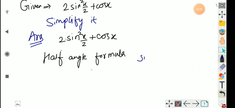 SOLVED:Simplify. (sinx-cosx)^2+sin2 x