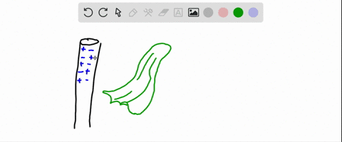 SOLVED:A glass rod becomes positively charged when rubbed with silk ...