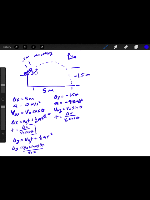 SOLVED: In a physics lab experiment, a compressed spring launches a 20 ...