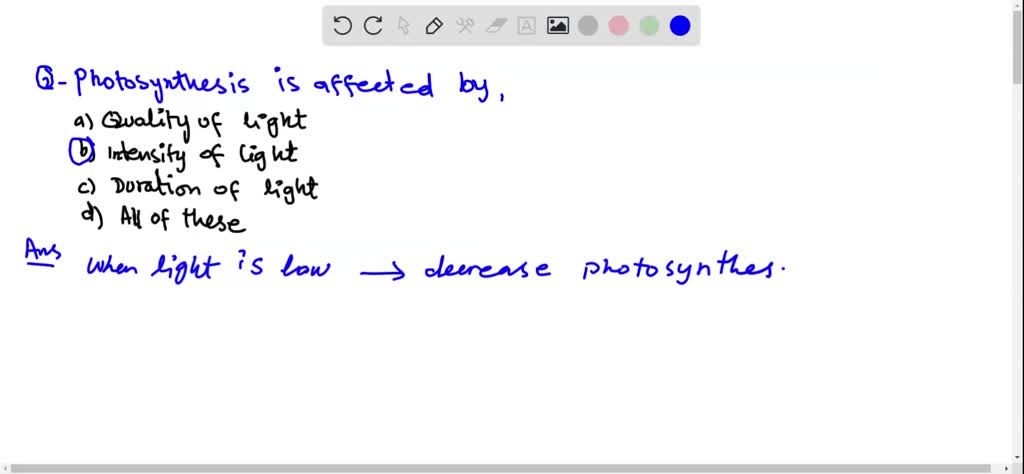 Define the following as they pertain to photosynthesis: a. Light ...