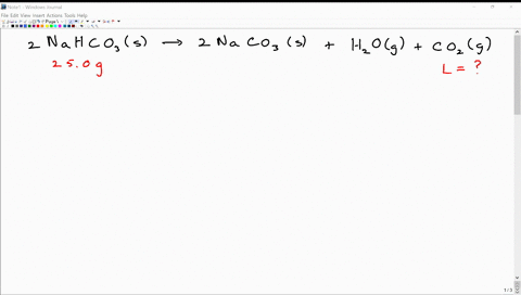 SOLVED:Classify the type of stoichiometry problem: How many liters of ...