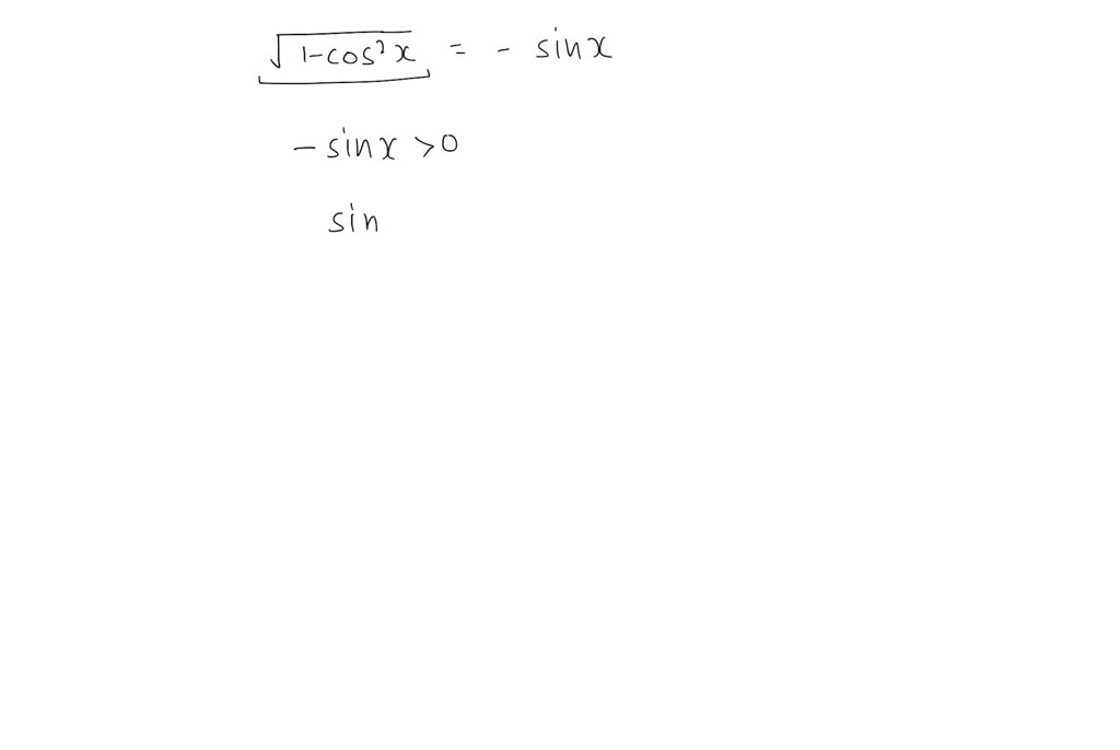 SOLVED:Each of the equations is an identity in certain quadrants associated with x. Indicate ...