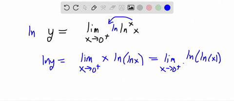 ⏩SOLVED:Use the logarithm to reduce the given limit to one that can ...
