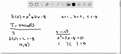 SOLVED:(a) graph each quadratic function by determining whether its graph opens up or down and ...