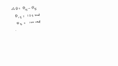SOLVED: Figure P7.9 shows the angular position of a potter's wheel. a. What is the angular ...