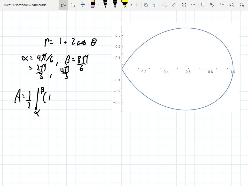 SOLVED:Use a graphing utility to graph the polar equation and find the ...