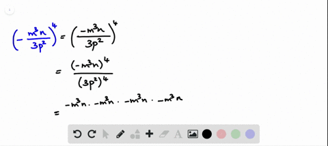 SOLVED:Simplify. (m^4 n)^3