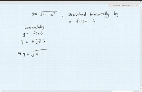 Solvedexercises 51 60 Tell By What Factor And Direction The Graphs Of