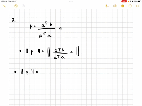 ⏩SOLVED:Verify that the length of the projection in Figure 3.7 is… | Numerade