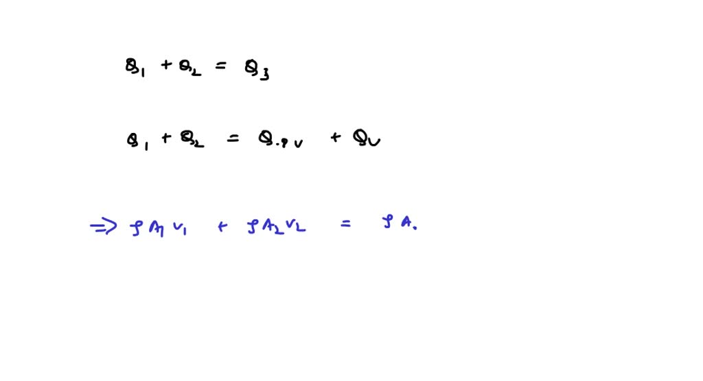 Two rivers merge to form a larger river as shown in Fig. PS.19. At a ...