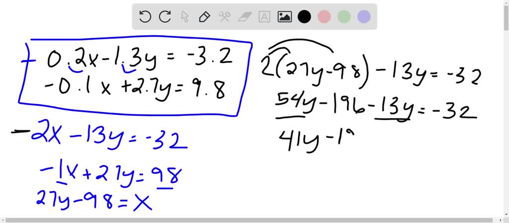 SOLVED:Solve the triangular system of Problem 1 by back-substitution, y before x. Verify that x ...
