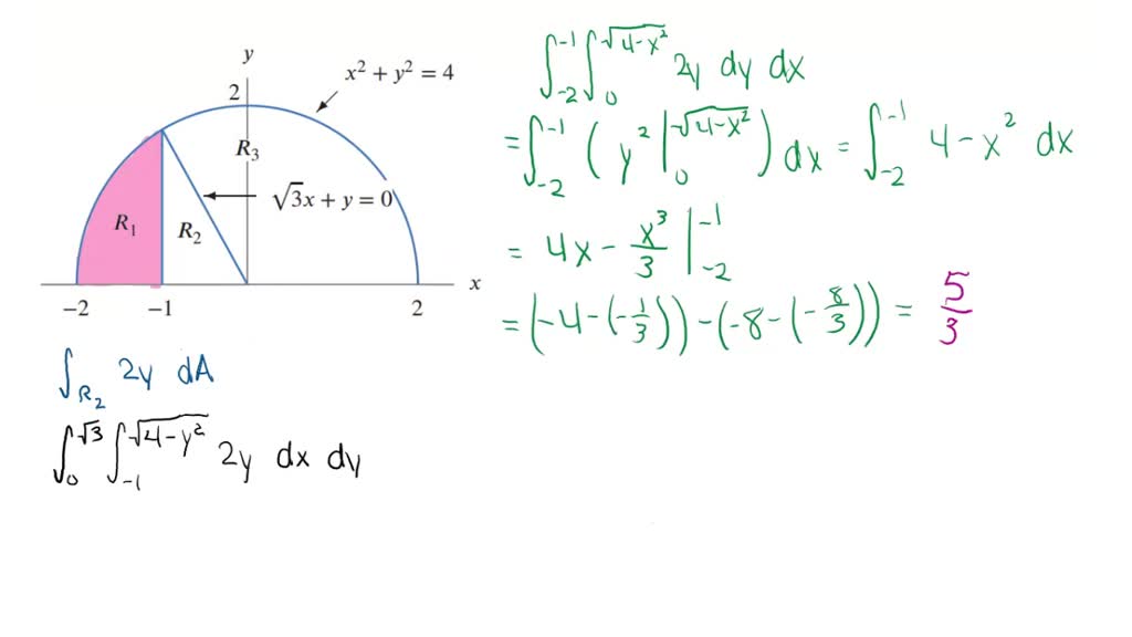 SOLVED:Problems 22-26 concern Figure 16.38, which shows regions R1, R2 ...