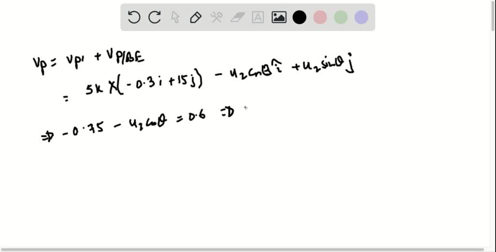 The motion of pin P is guided by slots cut in rods A D and B E. Knowing ...