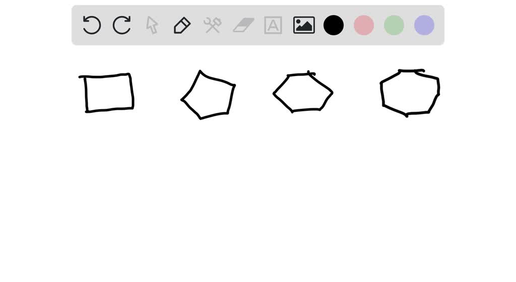 SOLVED:Consider a group of regular polygons. As the number of sides of ...