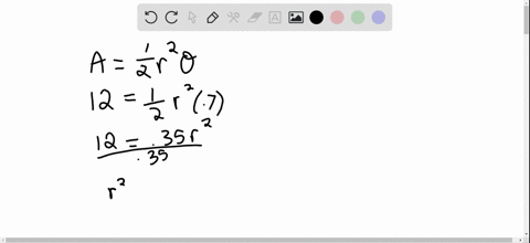 SOLVED:Area of a Circular Sector These exercises involve the formula ...