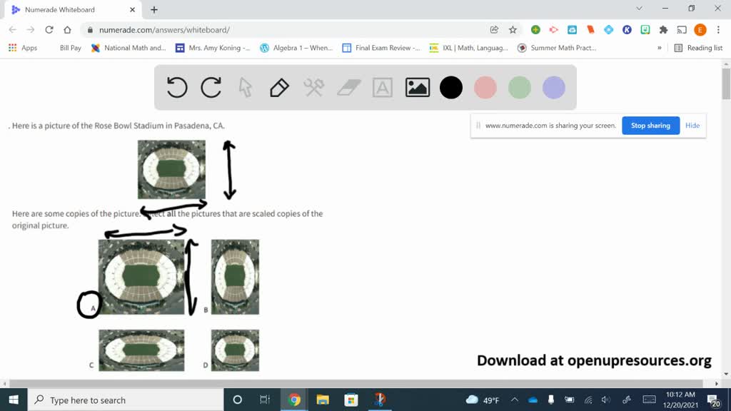 Here is a picture of the Rose Bowl Stadium in Pasadena, CA. Here are ...