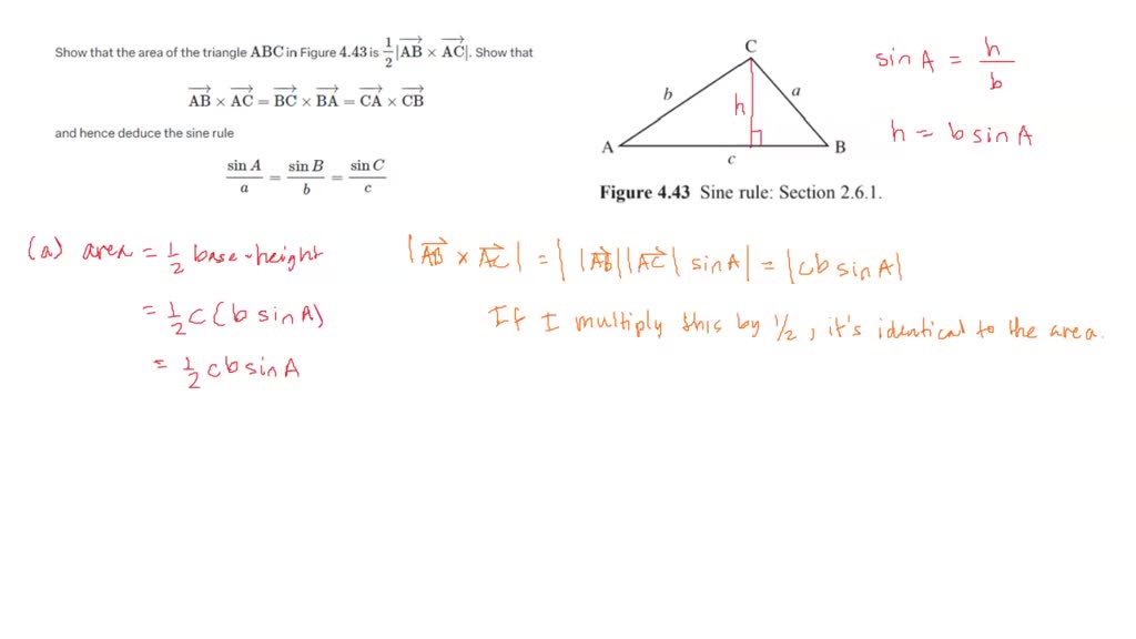 Consider a triangle with vertices A, B, and C, as in the diagram below. Let α, β, and γdenote ...